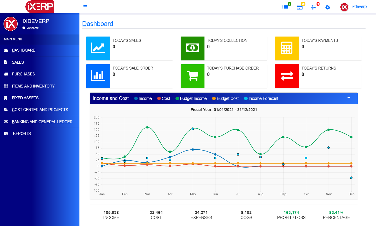 iX ERP | Ai Cloud iX ERP
